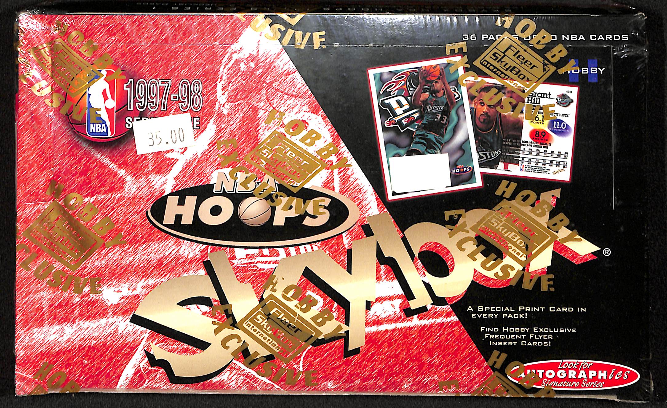 Lot Detail 1997 98 Skybox Hoops Series 1 Sealed Unopened Hobby