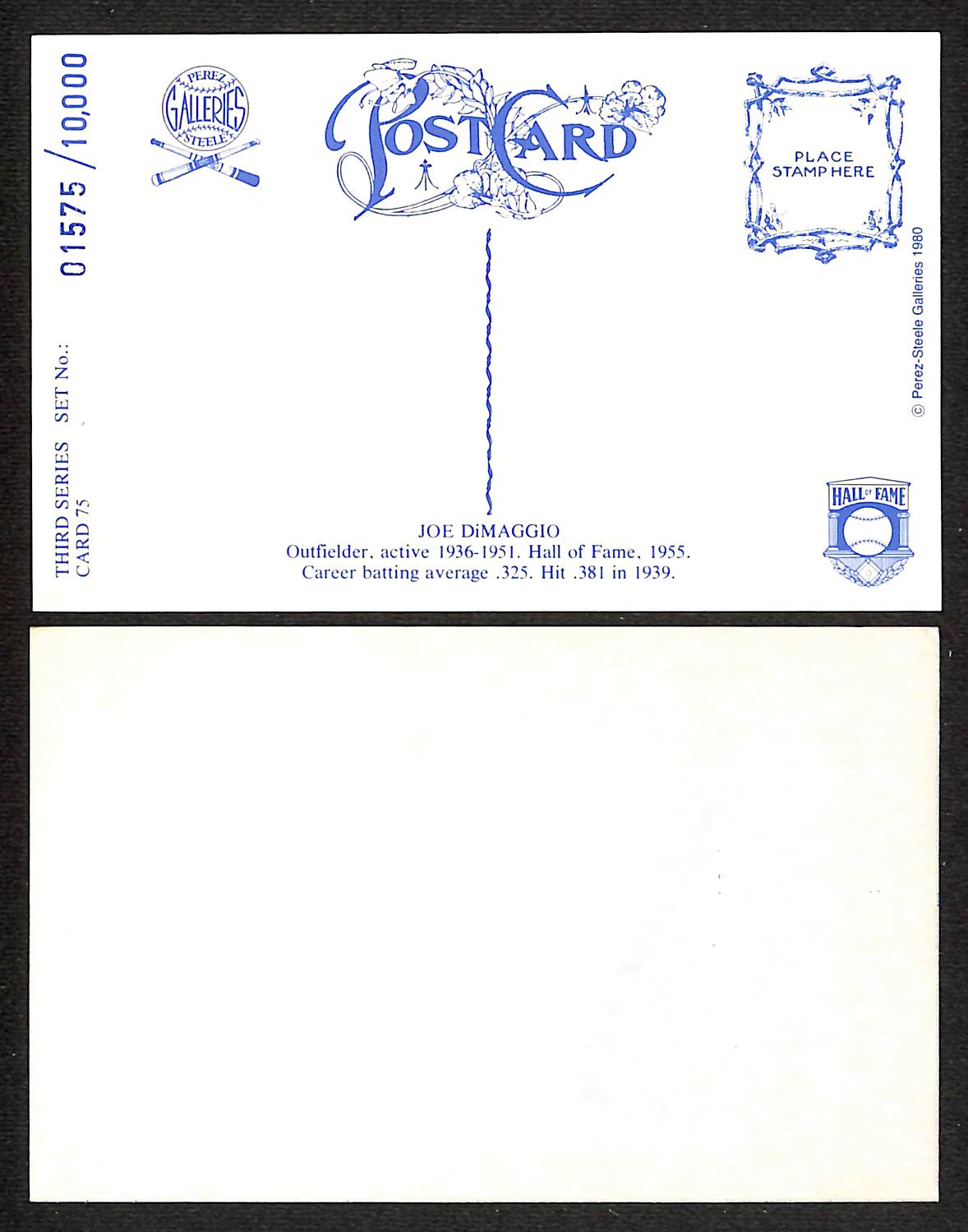 Lot Detail - Lot of (2) Joe DiMaggio Signed Postcards - (Beckett BAS ... Lot Detail - Lot of (2) Joe DiMaggio Signed Postcards - (Beckett BAS ...
